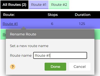 How to Rename a Route | MyRouteOnline