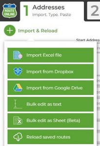 Flexible Address Importing | MyRouteOnline